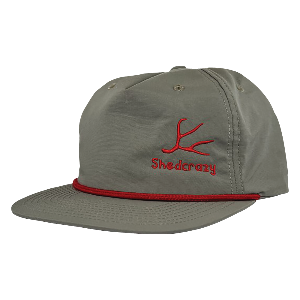 Muley Shed Hat - Charcoal/ Red – Shedcrazy